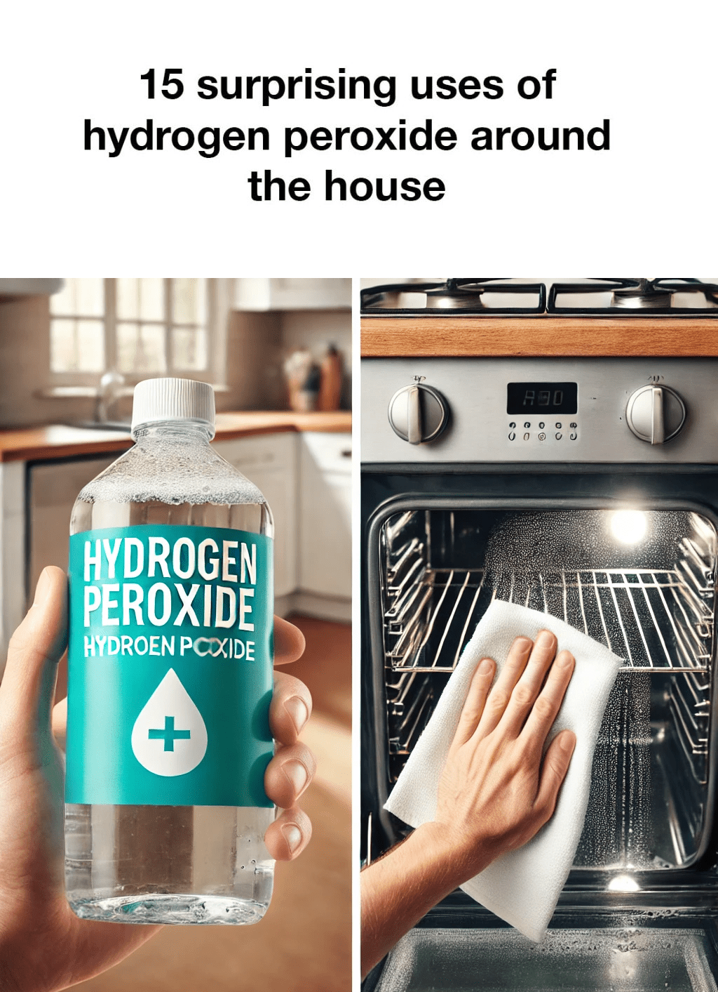 15 Surprising Uses of Hydrogen Peroxide Around the House – Best Recipes